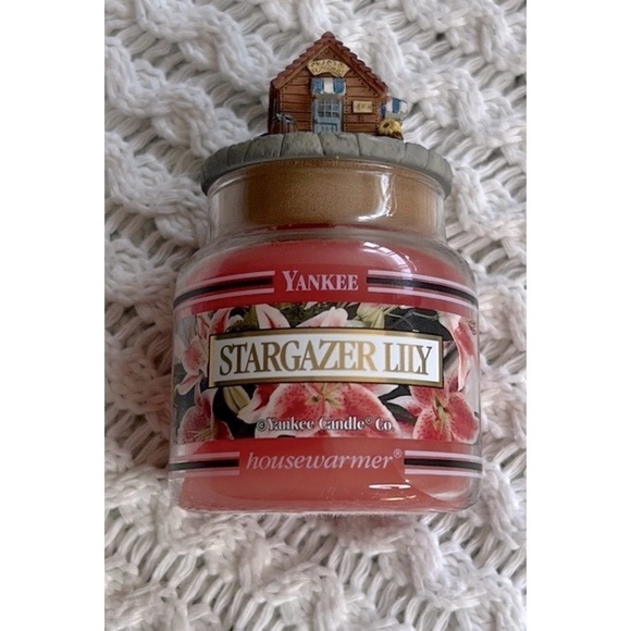 Yankee Candle | Accents | Rare Yankee Candle Stargazer Lily Candle With ...